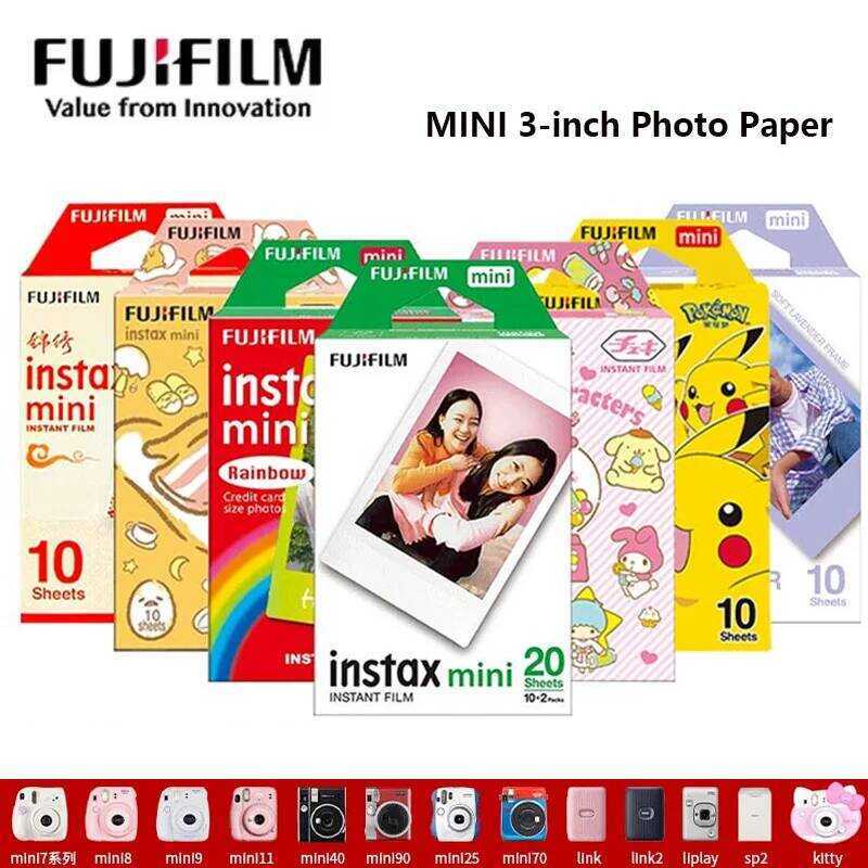 Sheets 10 Fujifilm Instax Mini 11 Film Photo Paper for Fuji Instax Mini ...