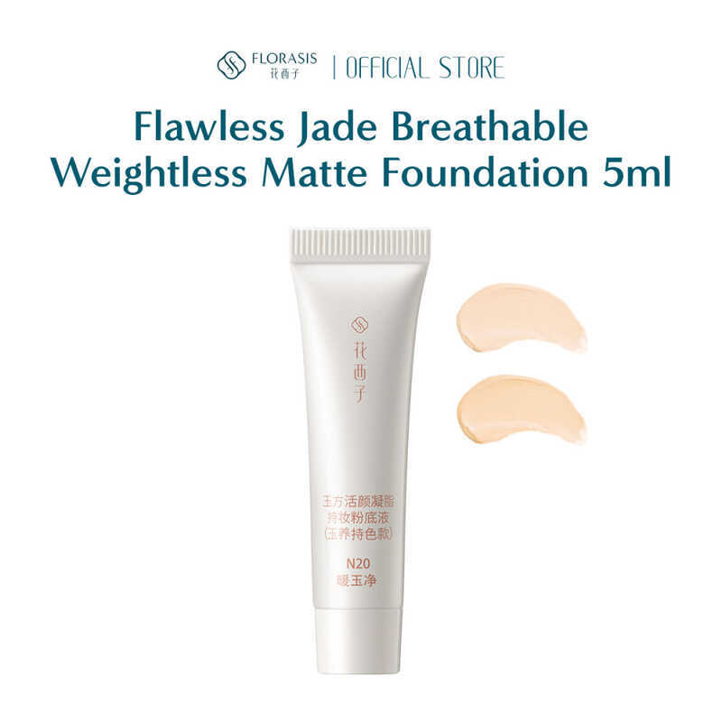 Florasis Flawless Jade Breathable Foundation– Dewy Glow For Dry Skin ...