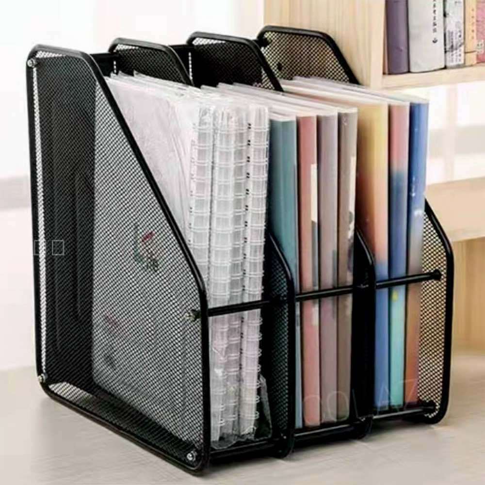3-Tier Magazine Frame Document Tray Table File Organizer | Shopee ...