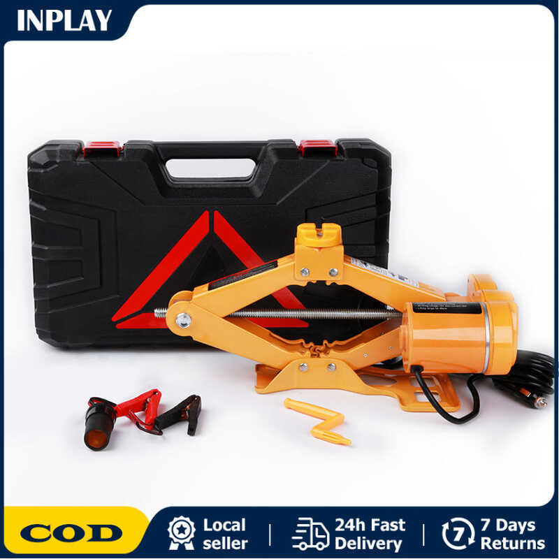 ns Set Equipment Portable 3In1 Car Electric Jack SUV Jacks Hydraulic ...