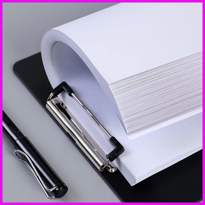 ♥️ ♞ A4 Clip Board Writing Pad Hard Board Long Clip Pad File Paper ...