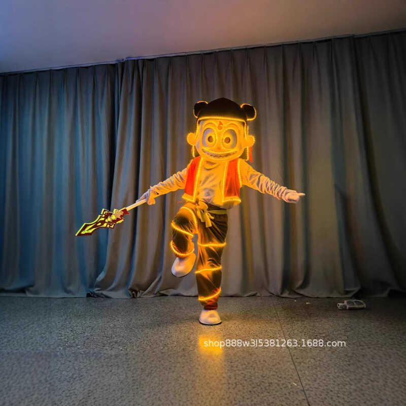 Hot-Selling Nezha Ao Bing Doll LED Glowing Cartoon Anime Costume 2D ...