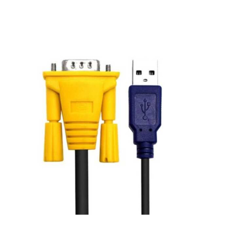 1.5M/5Ft Vga/Usb Cables 15 Pin VGA Male To For CRT PC Monitor KVM Switcher 042 | Shopee Philippines