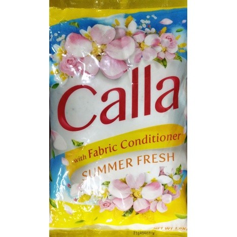 CALLA POWDER DETERGENT SUMMER FRESH 1.6KG | Shopee Philippines