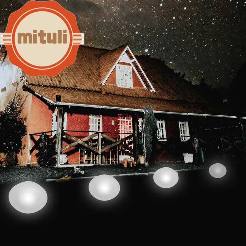 MITULI Auto On/Off Stone Lamp Cobblestone Shaped Energy Saving LED ...