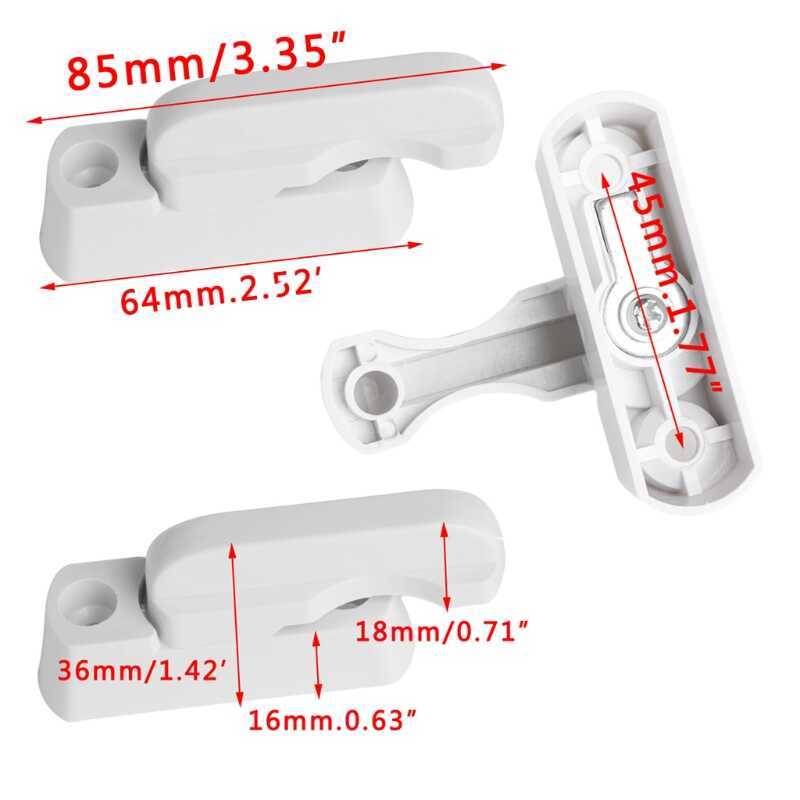 Plastic Upvc Child Safe Security Sash Handle Safety Type Home Window ...