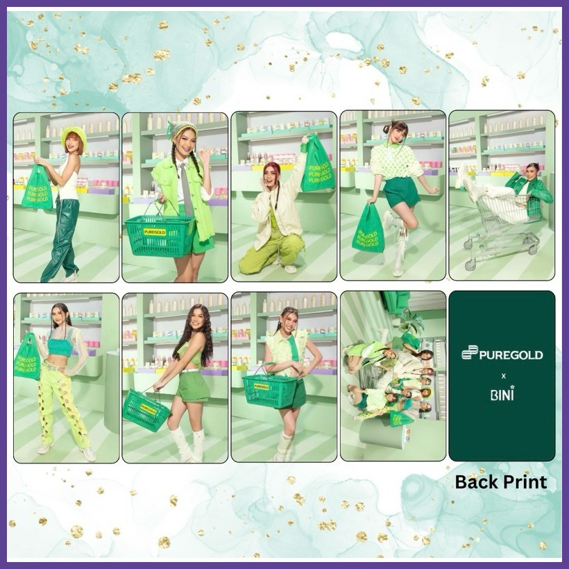 Bini Endorsement Photocards - Shopee, Puregold, Ponds, Rexona, Coca ...