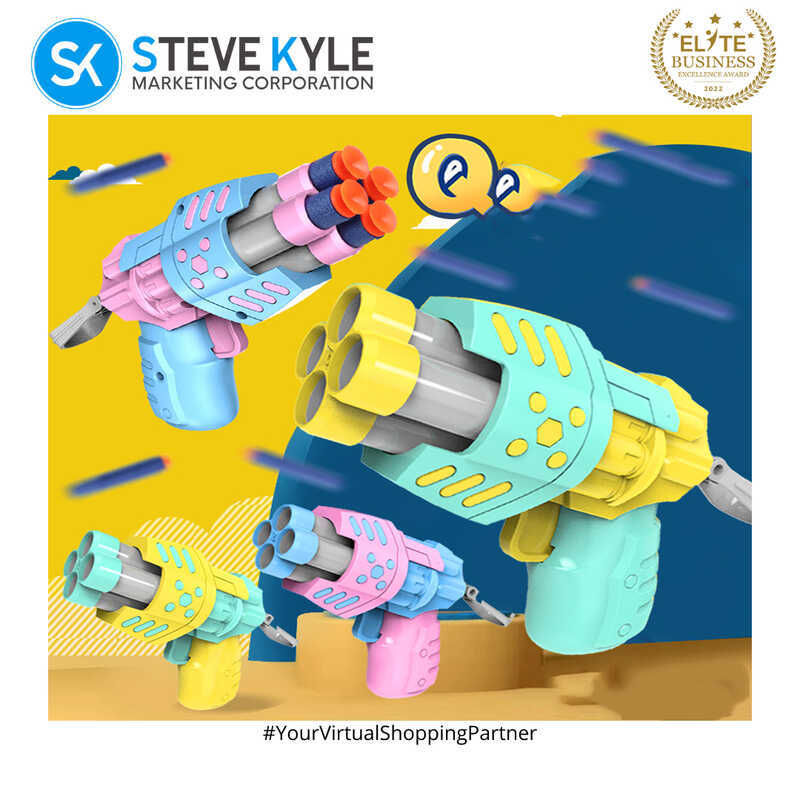 Soft Bullet Shooting Revolver Toy Gun For Kids 79B | Shopee Philippines