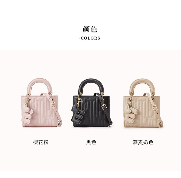ELLE Female Bag 2025 New Style Bag Quilted Portable Messenger Bag ...