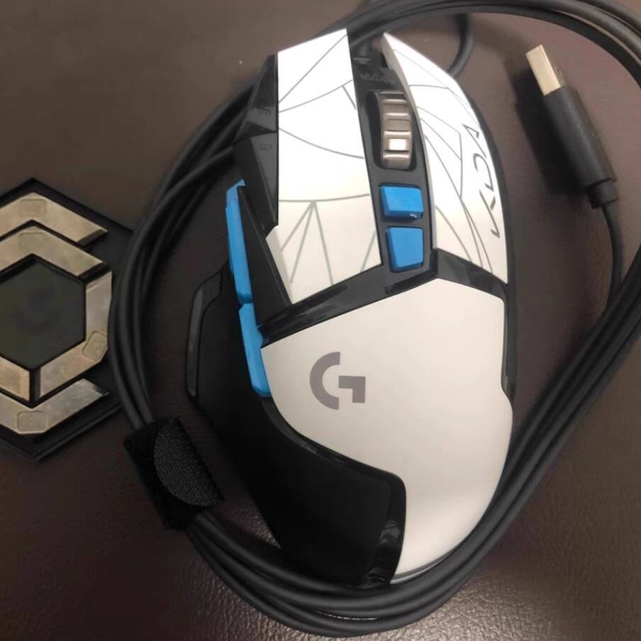 ☑♥ Logitech G502HERO KDA Mechanical Weighted RGB Macro Editing Wired ...