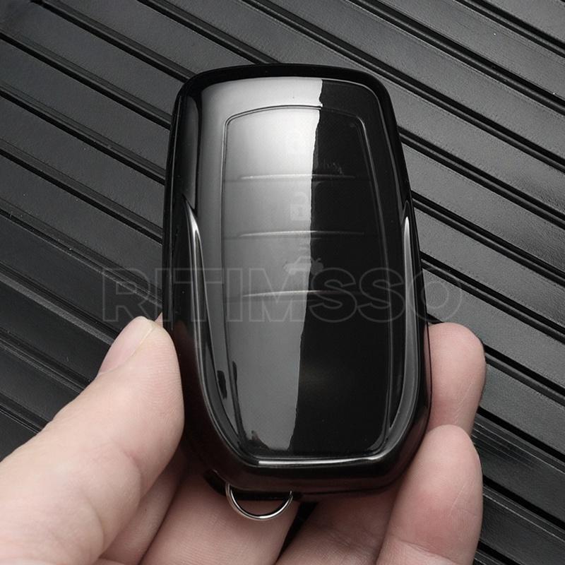 Upgraded TPU Car Remote Key Case Cover for Toyota RAV4 Crown Hilux ...