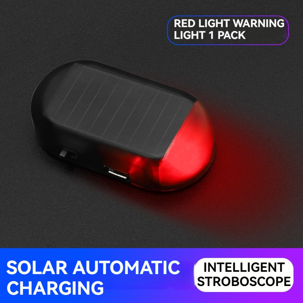Solar-Powered LED Dummy Security Light – Wireless Flashing Anti-Theft ...