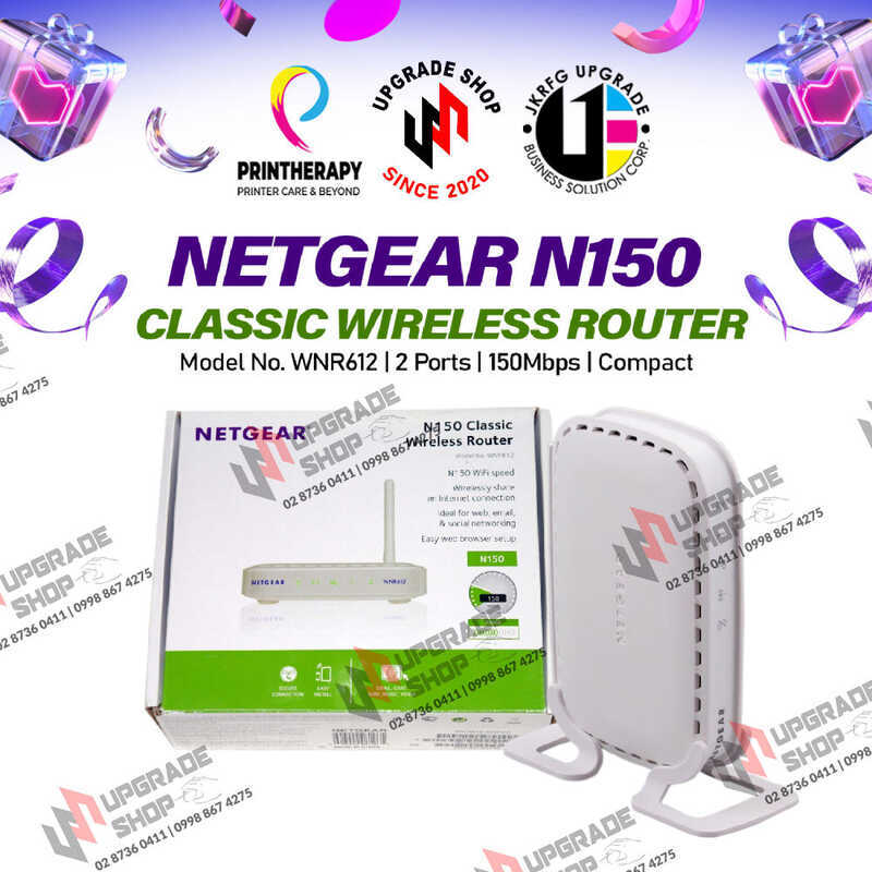 Netgear Classic Wireless Router N150 WNR612 608 | Shopee Philippines