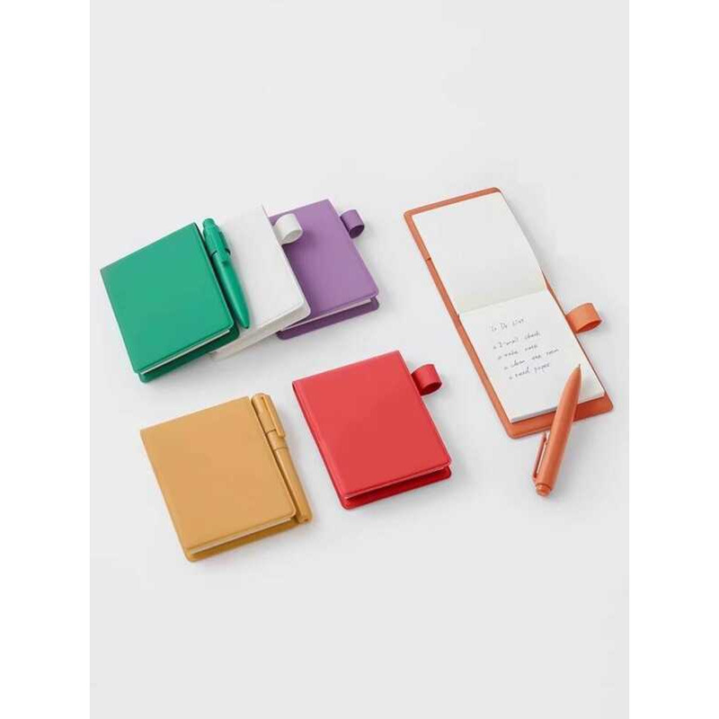 MUJI MUJI Polyurethane Cover Pocket Notebook Notebook Notepad Planner ...