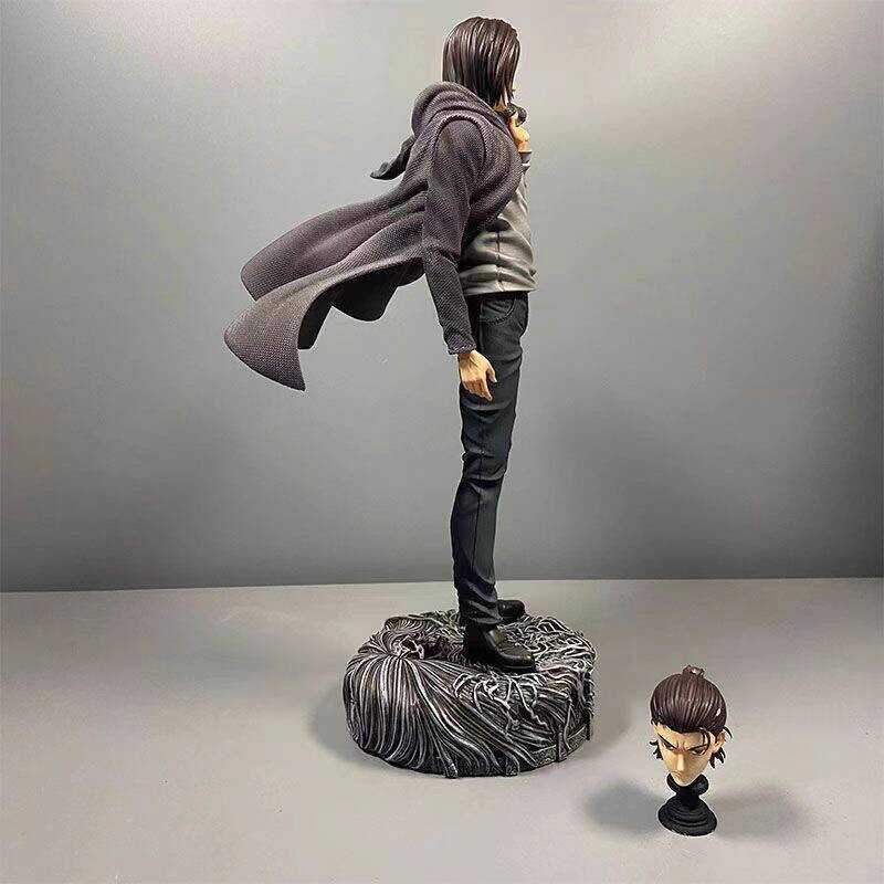 Chikara Eren Double Head Sculpture Figure Power On Titan Anime ...