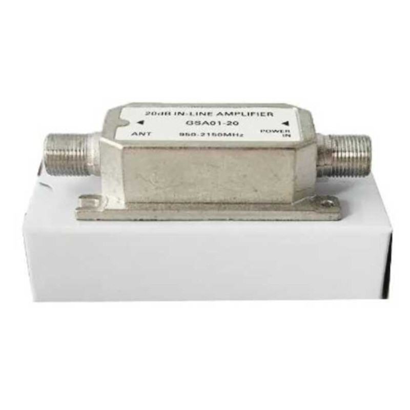 New Satellite 20Db In-Line Amplifier Booster 950-2150Mhz Signal For ...