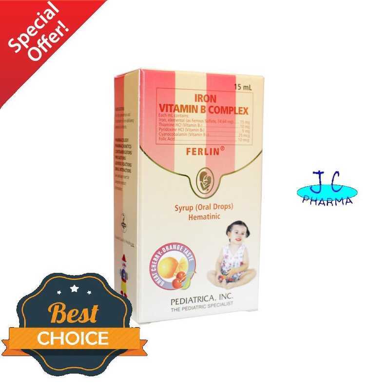 FERLIN Iron+VitBComplex Oral Drops 15ml | Shopee Philippines