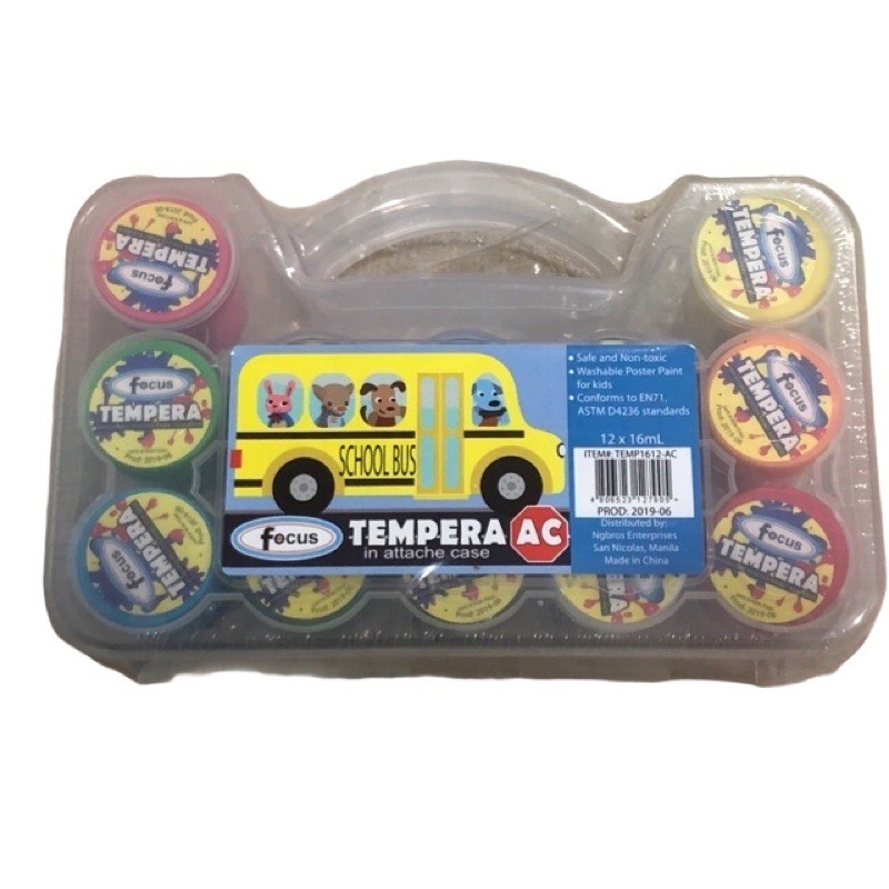 Focus Tempera Poster Paint Temp1612-AC | Shopee Philippines