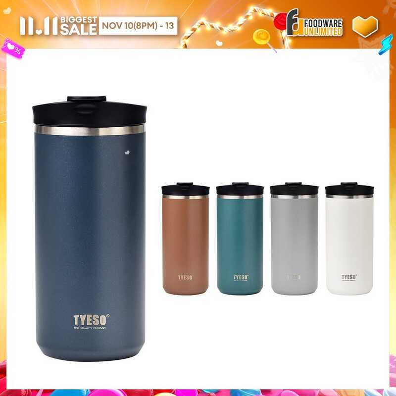 Tyeso 600Ml / 750Ml Vacuum Insulated Bottle French Press Travel Mug ...