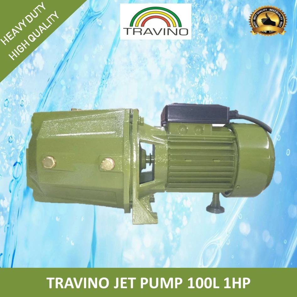 TRAVINO Jet Pump 1HP TJP100L Genuine Heavy Duty High Quality Water ...