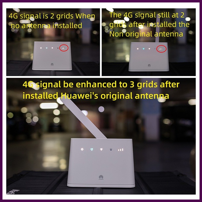 2pcs 4G LTE Antenna 5DBI SMA Male External Router Antena WiFi 3G ...