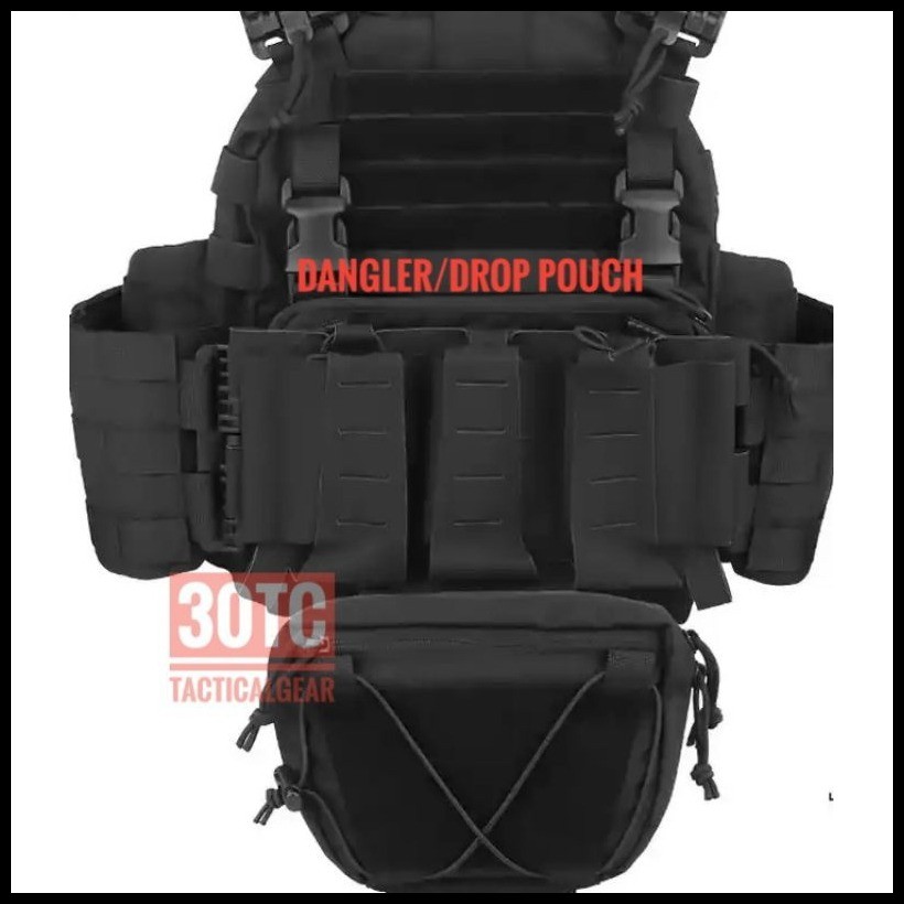 Drop Pouch Dangler Tactical Organizer Multi bag Tactical Vest ...