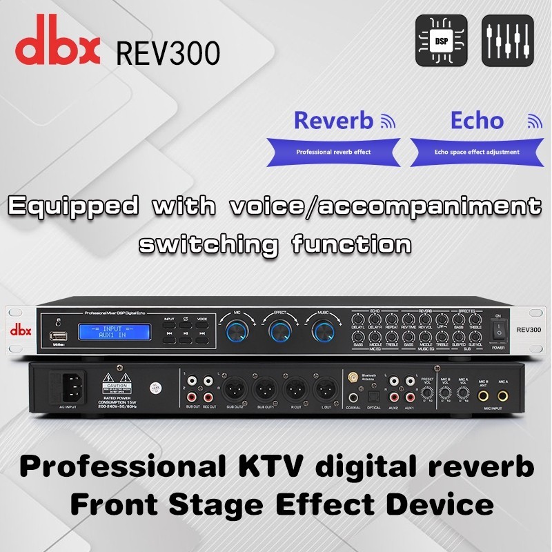 dbx REV300 DSP Digital Reverb Effects stereo card-OK Audio interface ...