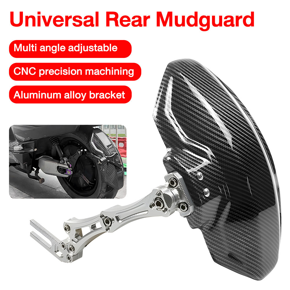 2026New Universal Motorcycle Mudguard Rear Fender Extender Mudflap Mud ...