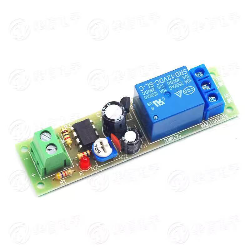 5V 12V 24V Power-On Delay Automatic Shut-Off Relay Module 555 ...