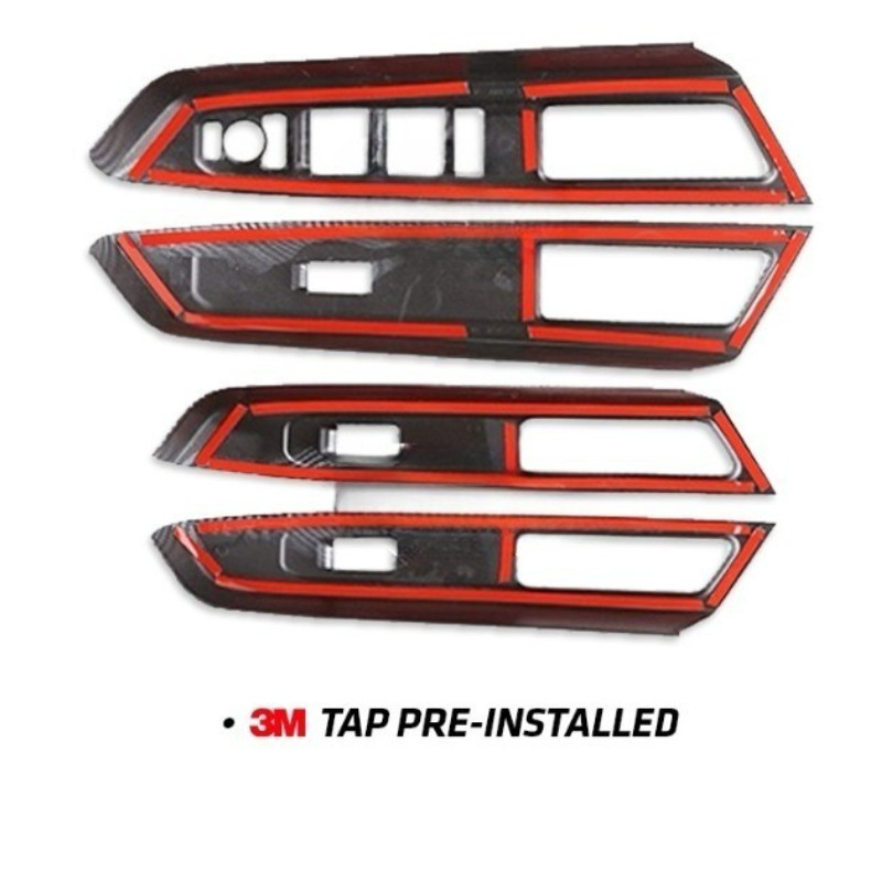 TOYOTA WIGO/AGYA 2023- 2025 Window Switch Panel Cover 4PCS/SET | Shopee ...