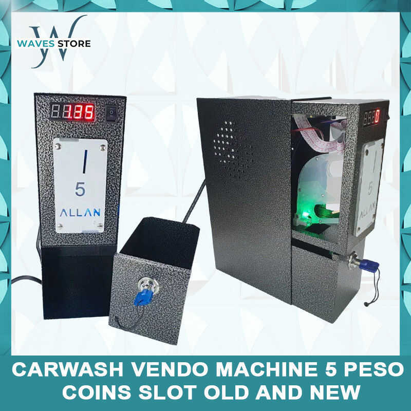 Carwash Vendo Machine 5 Peso Coins Slot Old And New, Heavy Duty ...