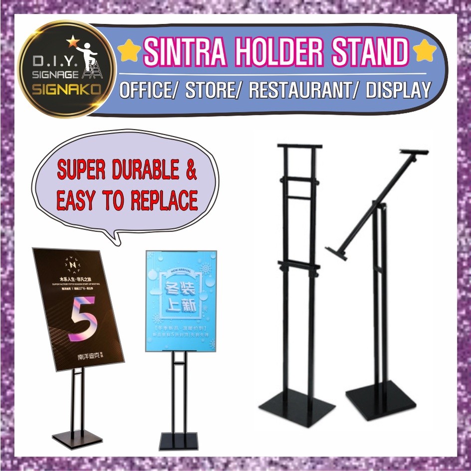 【in stock】Double sided Board Banner KT Pedestal Stand Poster Sintra ...
