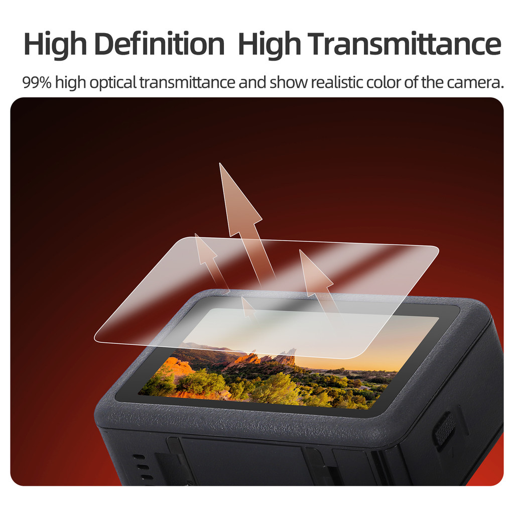 DJI OSMO Action 6 Tempered Glass Screen Protector – 9H Hardness & Anti ...