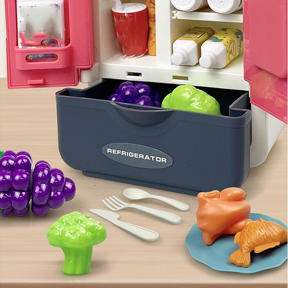 2026 Multicolor Kids Cooking Playset Plastic Microwave Playing House ...