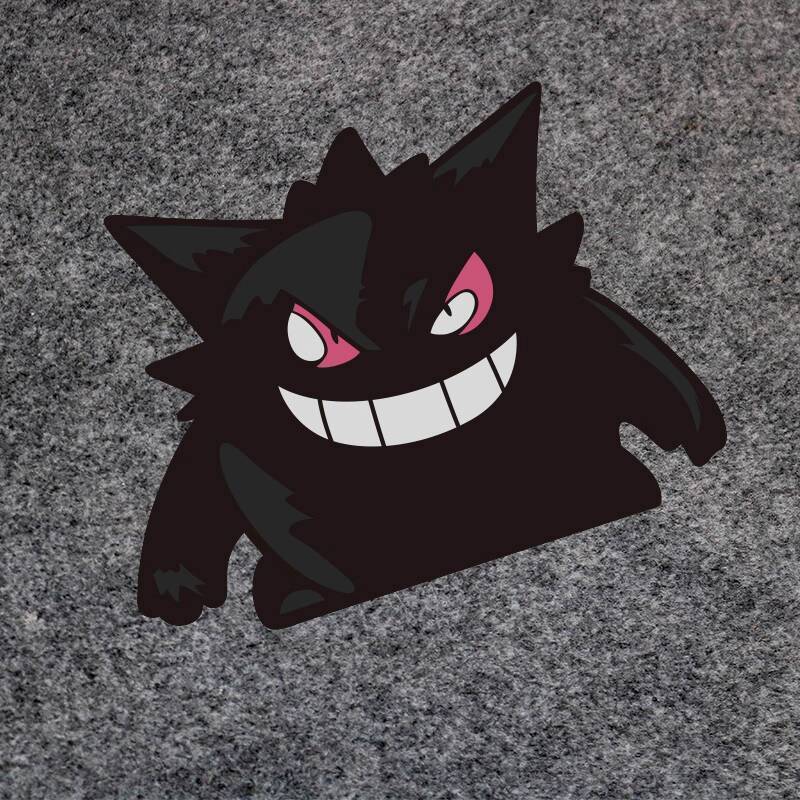 Dark Gengar Elf Car Sticker Personalized Creative Electric Vehicle ...