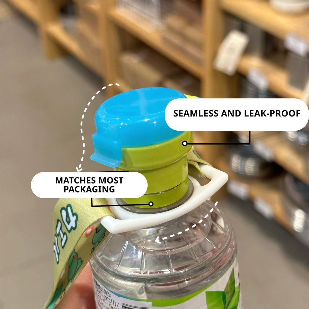 Portable Kids Drink Bottle Cap Spill Proof Juice Soda Water Bottle ...