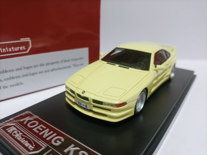 MK 1 43 BMW 8 Series Modified Two-Door Sports Car Model BMW E31 KS-8 ...