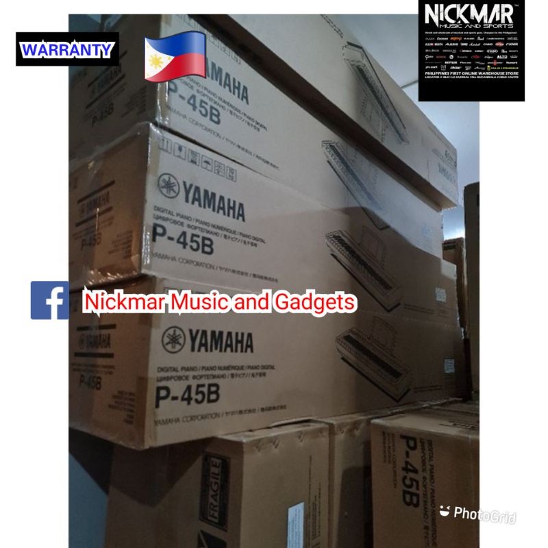 Yamaha P45 P-45B 88-Key Weighted Action Digital Piano (P45B) e273 e363 ...