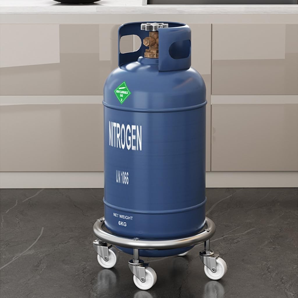 Gas Tank Base Holder with wheels landege Propane Cylinder Base Propane ...
