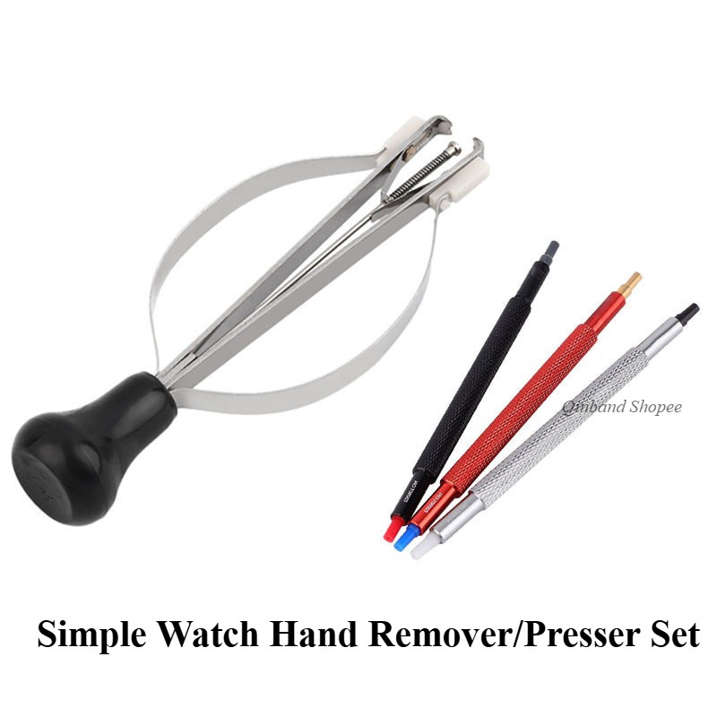 Watch Repair Tool Set Refit Watch Hand Remover Presser Dial Protector ...