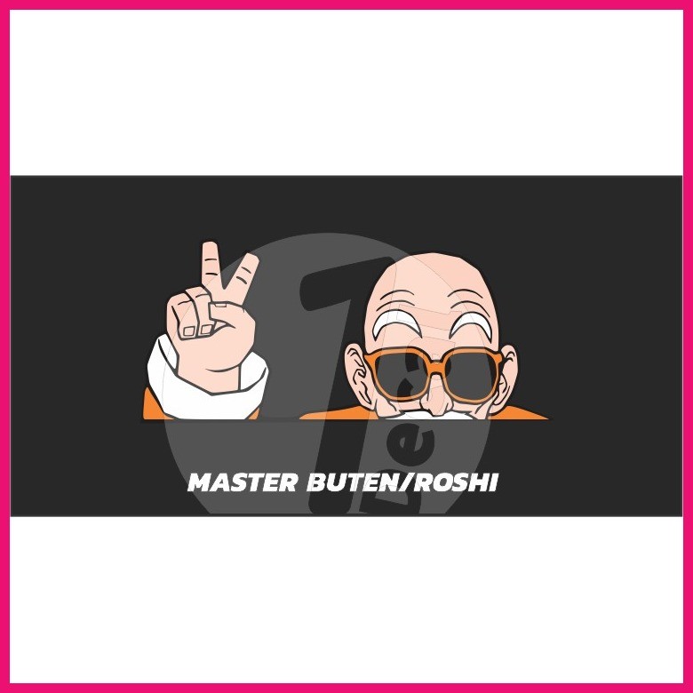 ♒ MASTER ROSHI/BUTEN STICKER DECAL | Shopee Philippines