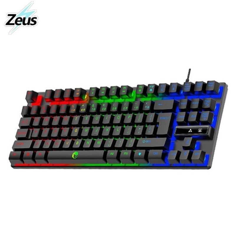 Zeus X Raiku 87 Keys RGB Wired Gaming Keyboard - Membrane Multi ...