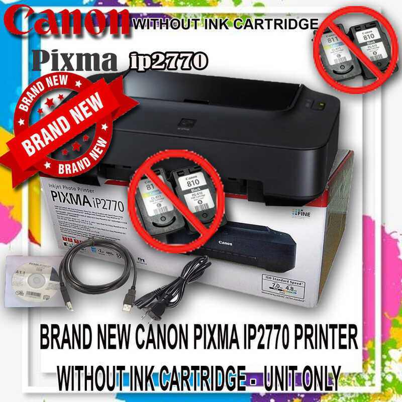 6 CANON PIXMA Ip2770 INKJET PHOTO PRINTER BRAND NEW (Without INK ...