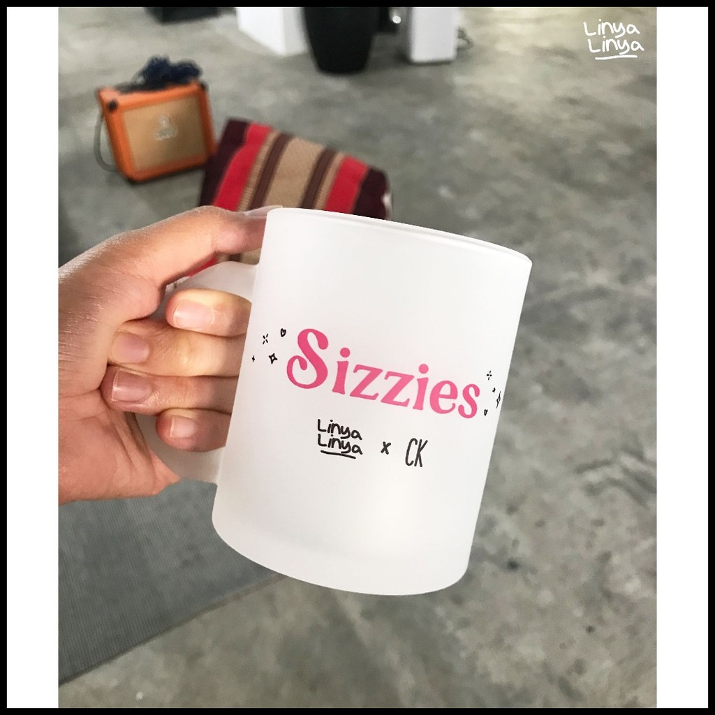 Linya-Linya Frosted Mug: Linya-Linya x CK De Leon: Sizzies | Shopee ...