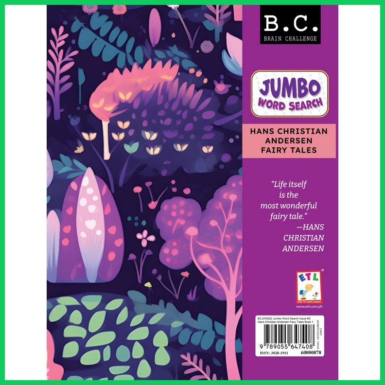 ∆ Brain Challenge - Jumbo Word Search Issue 2 - Hans Christian Andersen ...