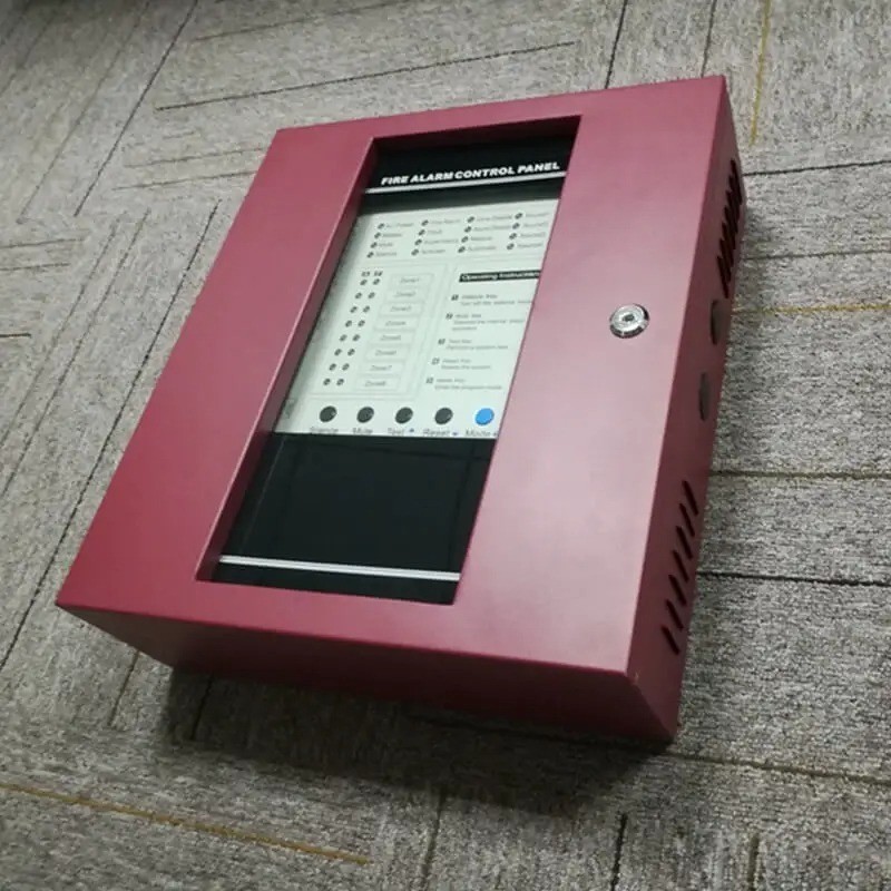 2/4/8/16 Zones Fire Alarm Control Panel with AC power input Fire System ...
