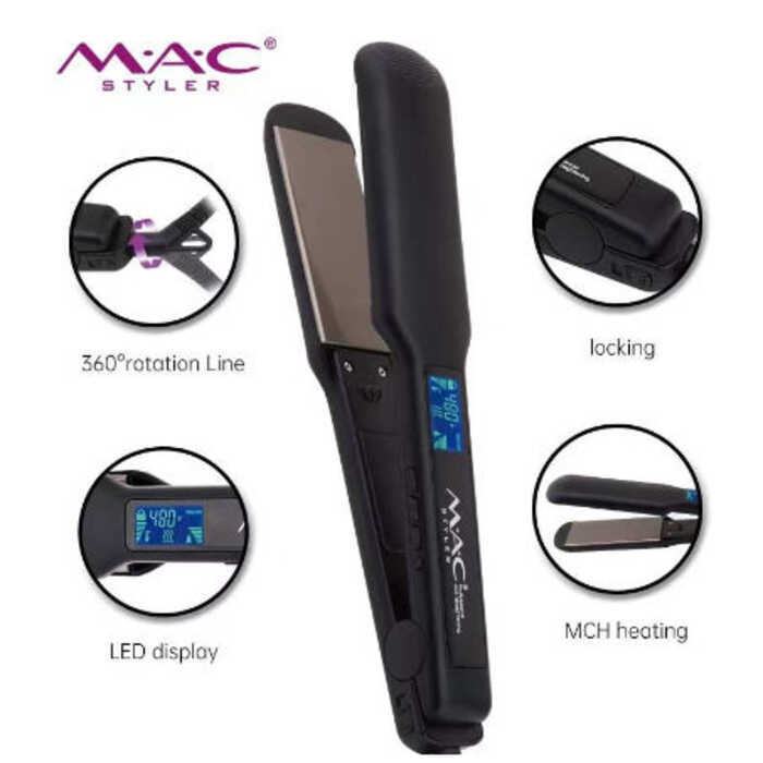 Styler Straightener Flat Mac Hair Iron MC5524 494 | Shopee Philippines