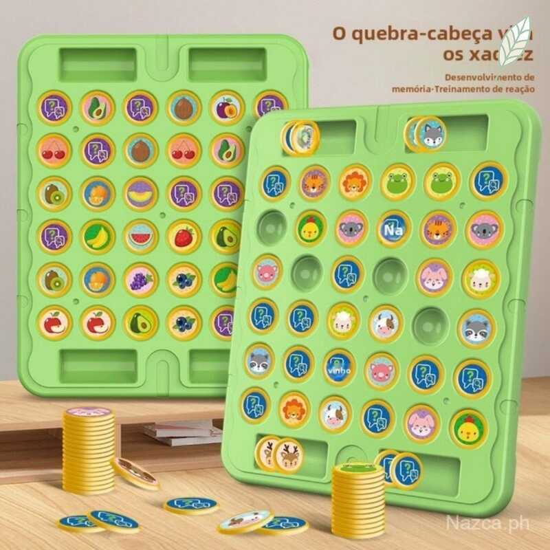 Wrtioshop Creative Educational Flip Chess Board – Fun Interactive ...