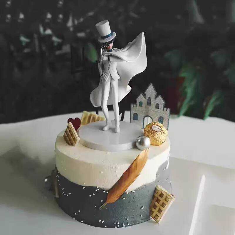 Baking Cake Kudo Shinichi Kaito Figurine Edogawa Conan Children's ...