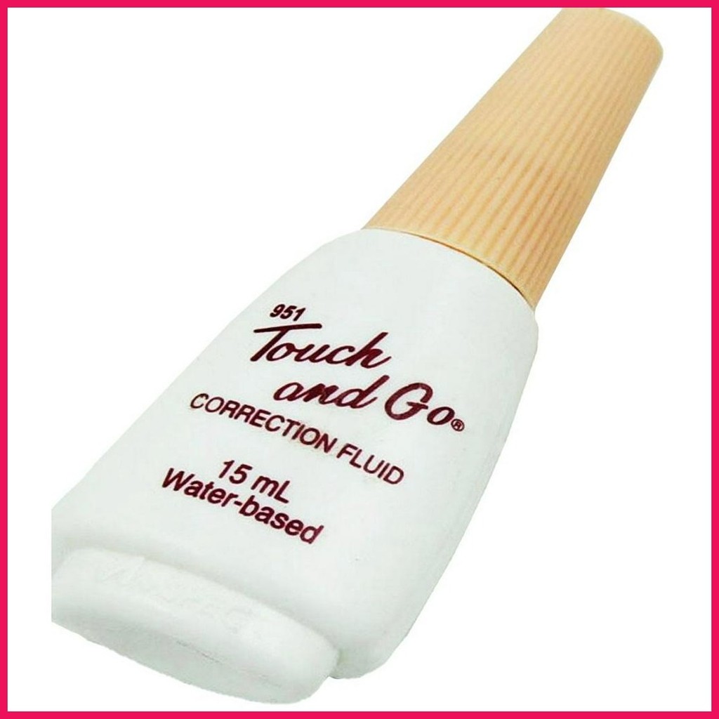 Touch and go correction fluid / Liquid eraser 15ml water-based | Shopee ...